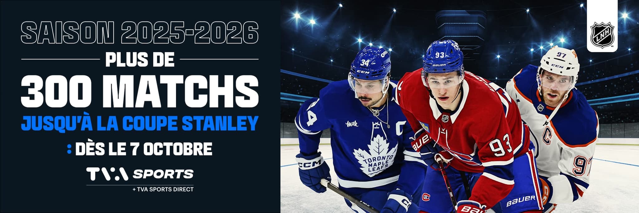 TVA Sports | Rattrapage, direct et grille horaire | TVA+